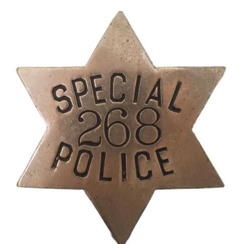 Early Obsolete 6-Point Star Special Police Badge - Jan 10, 2020 | Kraft ...