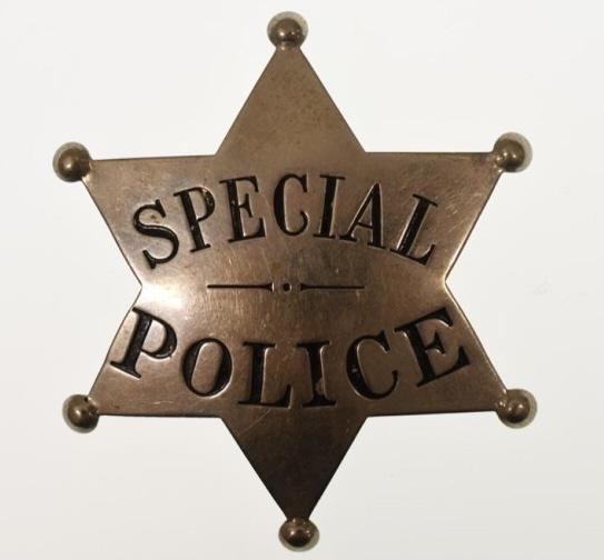 Early Obsolete 6-Point Star Special Police Badge - Jan 10, 2020 | Kraft ...