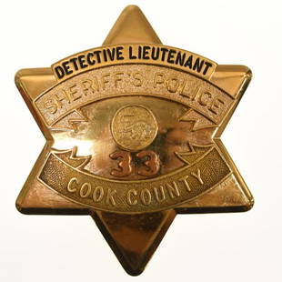 Cook County Sheriff's Police Retired Officer Badge