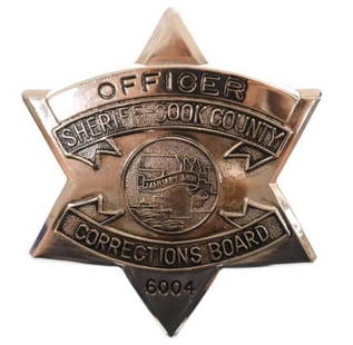 Cook County Sheriff's Police Retired Officer Badge