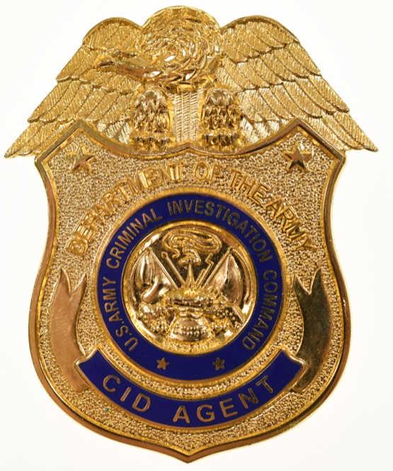 Obsolete U.s. Army Cid Agent Badge