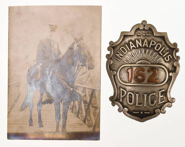 Early Obsolete Indianapolis Indiana Police Badge