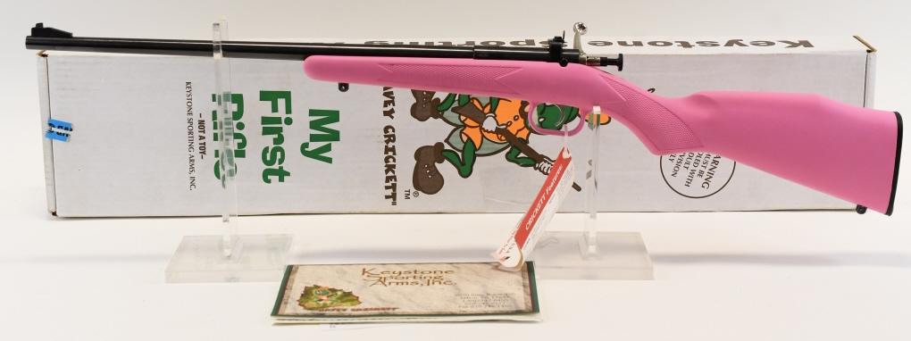 Keystone Crickett Pink .22 Cal Bolt Action Rifle