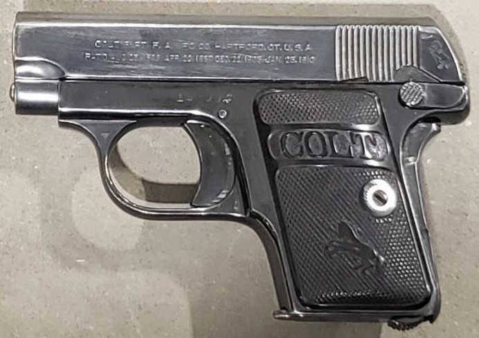 1916 Colt .25 Caliber Semi Automatic Pistol