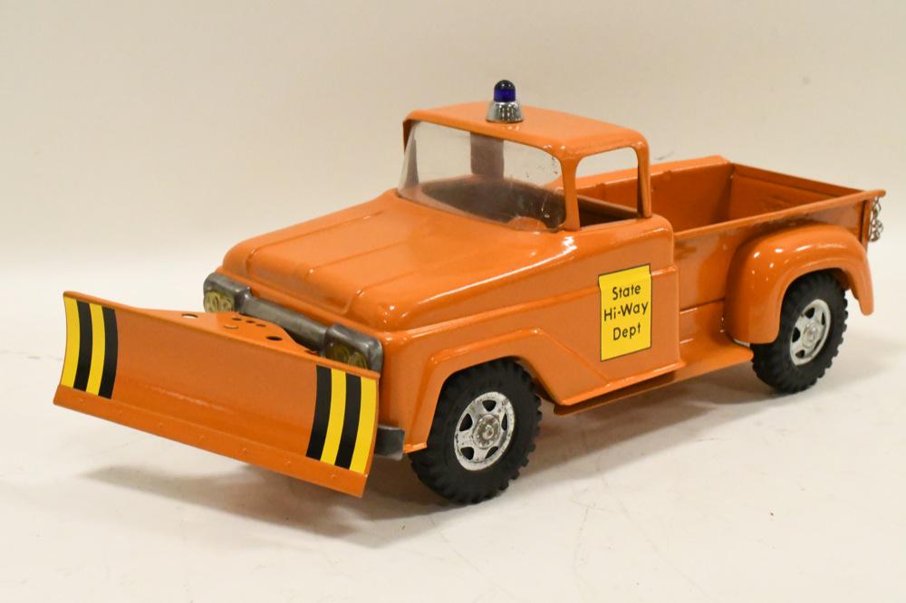 Restored Tonka State Hi Way Stepside Truck W Plow