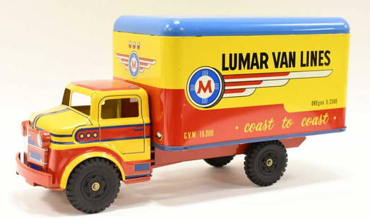 1950's Marx Lumar Litho Search Light Truck