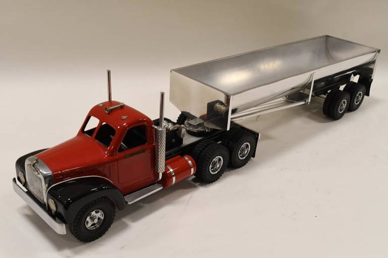 Smith Miller B Mack W/ Hydraulic Dump Trailer