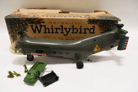 Remco Battery Operated Whirly Bird Helicopter.