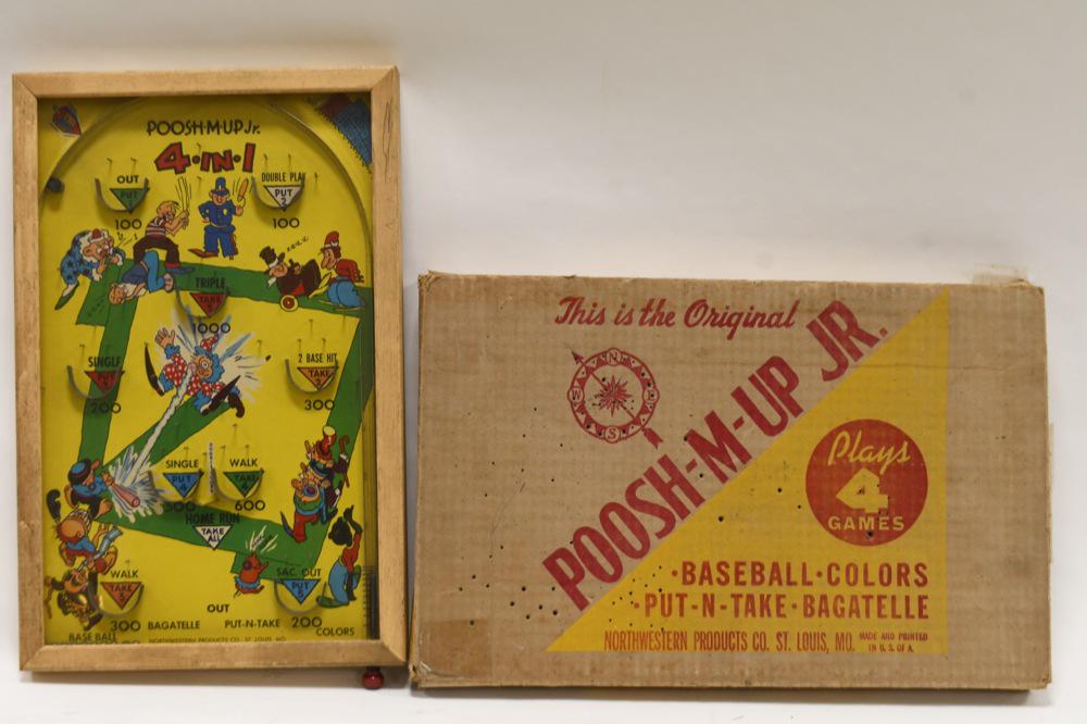 Vintage Poosh M Up Jr. Table Top Pinball