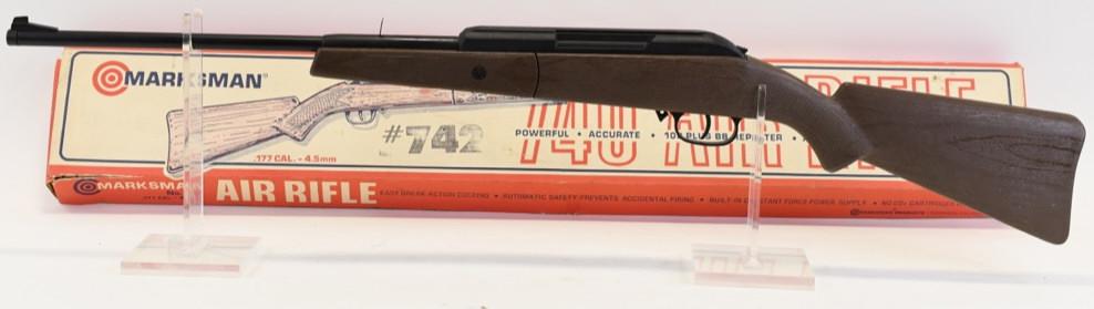 Vintage Marksman #742 .177cal Air Rifle In Box