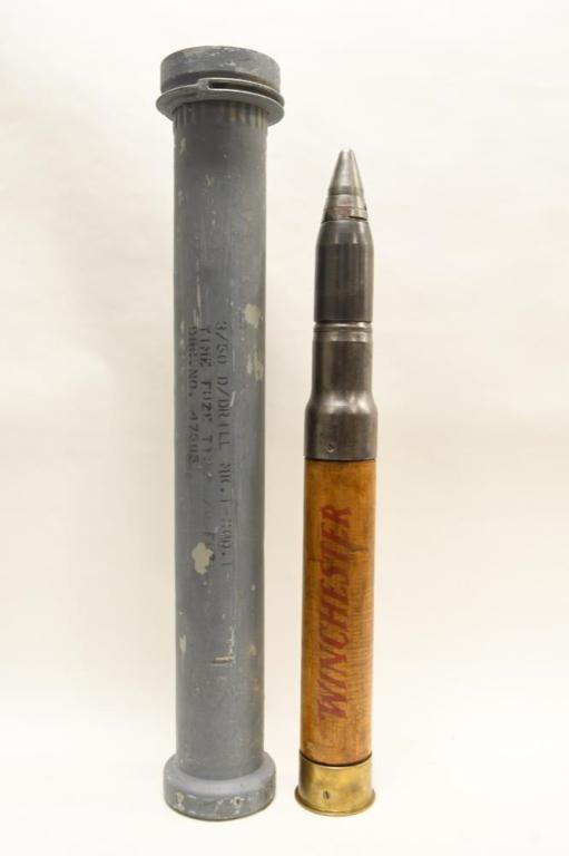 Winchester Dummy Artillery Shell W/ Case
