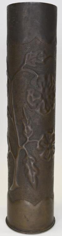 Wwi 75mm Trench Art Artillery Shell