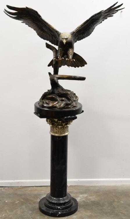 Sandra Koop "journey's End" Bronze Eagle