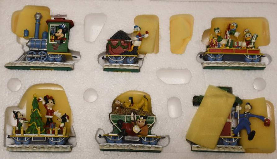 (4) Danbury Mint Disney Express Train Sets
