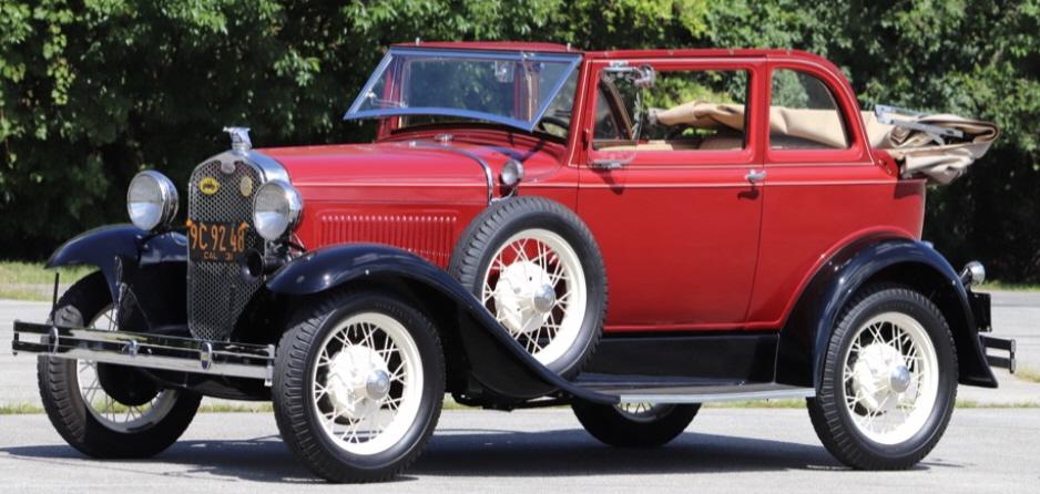 1931 Ford Model 400A Convertible Sedan - Jan 25, 2020 | Kraft Auction ...