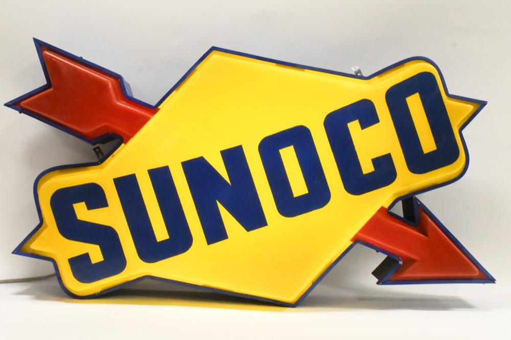 Original Vintage Sunoco Lighted Advertising Sign - Jan 25, 2020 | Kraft ...