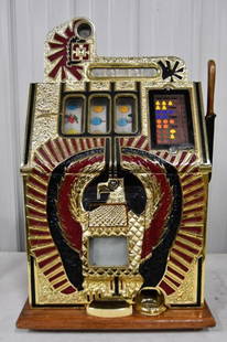 Mills Reproduction 'war Eagle' 25c Slot Machine