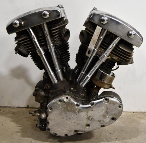 1967 Harley Davidson Flh Shovelhead Engine W Title