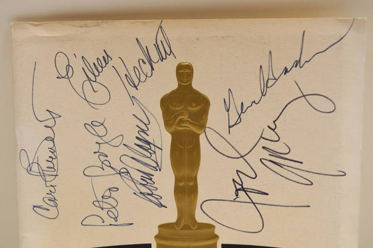 Signed Original 45th Academy Awards Program