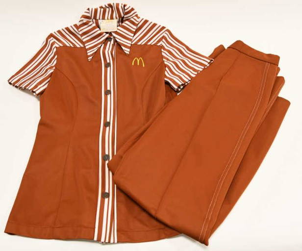 Vintage 1976 Mcdonald's Stan Herman Uniform