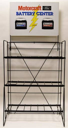 Vintage Ford Motorcraft Battery Display Rack - Jan 25, 2020 | Kraft ...