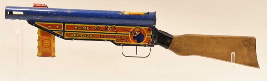Marx Tin Windup Home Defense Machine Gun