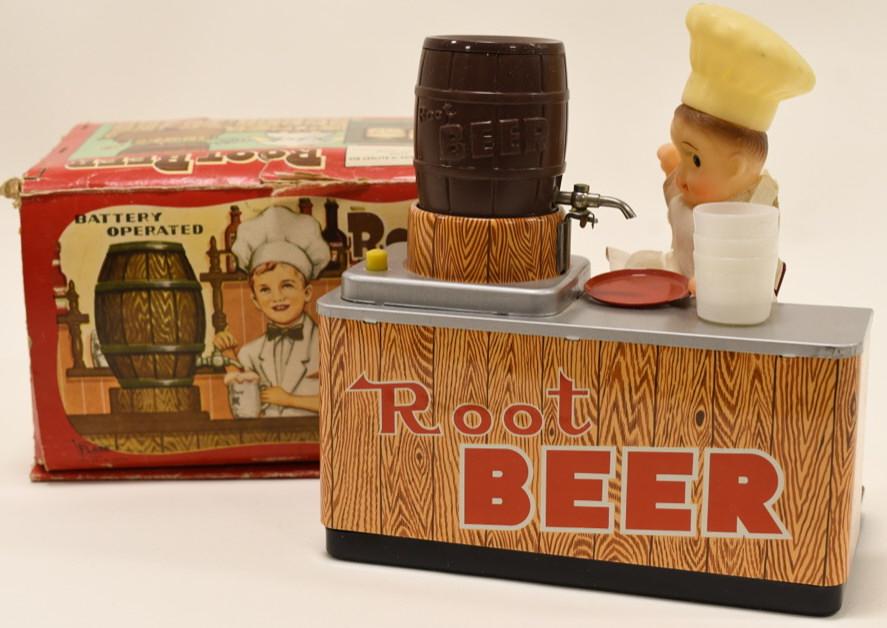 Japan Battery Op. Tin Root Beer Machine - Oct 16, 2020 | Kraft Auction ...