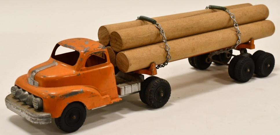 Hubley Log Transporter Truck And Trailer