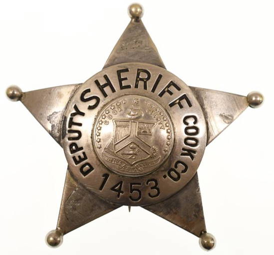 Obsolete Cook County Special Deputy Sheriff Badge - Jan 14, 2021 ...