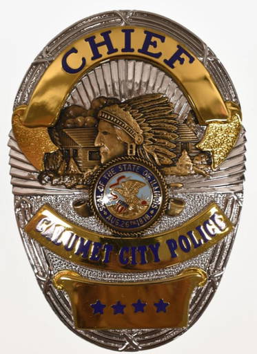 Obsolete Calumet City ILL. Police Chief Badge - Jan 14, 2021 | Kraft ...