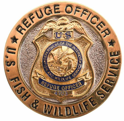 Us Fish & Wildlife Service Refuge Officer Badge