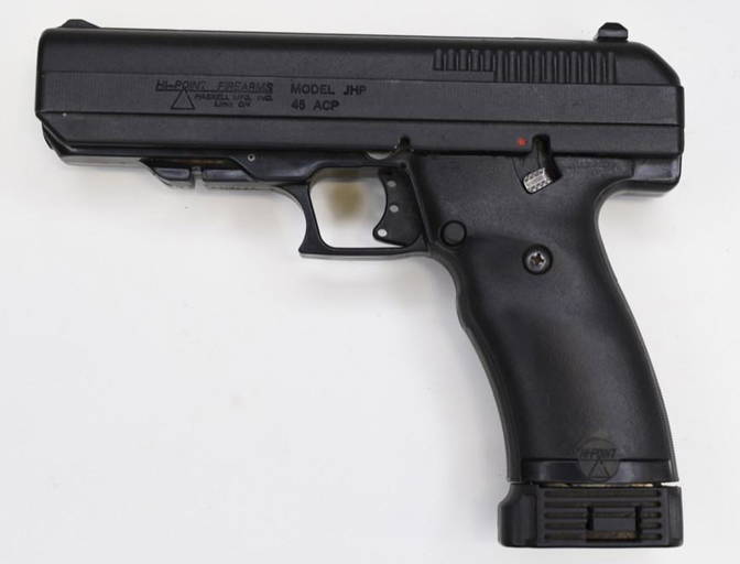 Hi-Point Model JHP 45 ACP Semi-Automatic Pistol - Jan 17, 2021 | Kraft ...