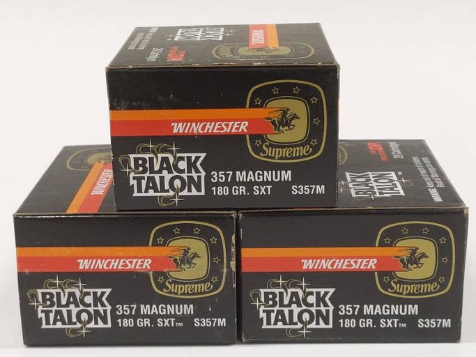60 Rounds Of Winchester Black Talon .357 Mag Ammo