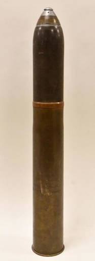 Wwi Model 1907 75mm Artillery Warhead & Shell