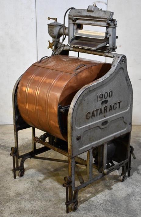 Antique 1900 Cataract Copper Tub Washing Machine