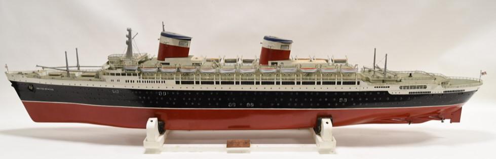 Ss Statendam Ocean Liner Travel Agency Model