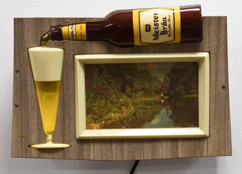 Scarce Vintage Meister Brau Lighted Motion Sign