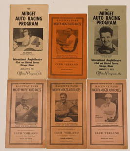 Lot Of 1940s Automotive Racing Programs