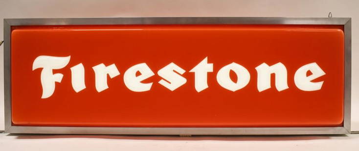 Vintage Ds Bear Wheel Alignment Lighted Adv Sign