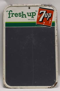 Vintage Oval 7up Sign