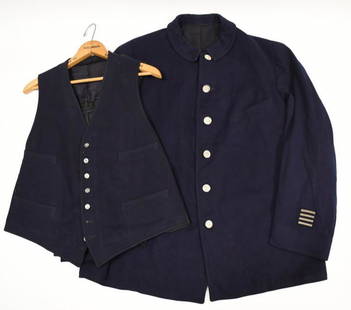 Early Pullman Railroad Conductor / Porters Uniform
