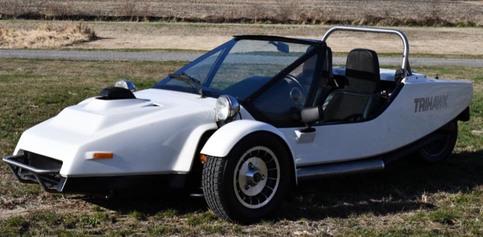 1985 Tri Hawk 3 Wheel Motorcycle