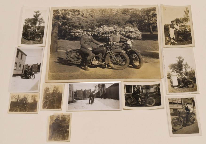 Early Motorcycle Original Photograph Collection