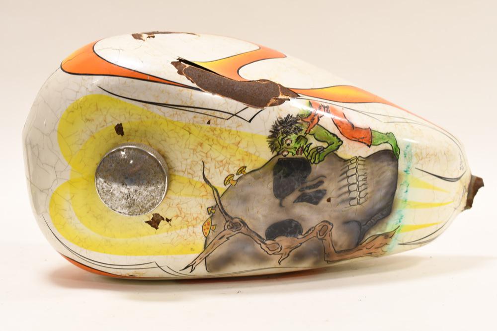 Vintage Custom Sportster Peanut Chopper Gas Tank