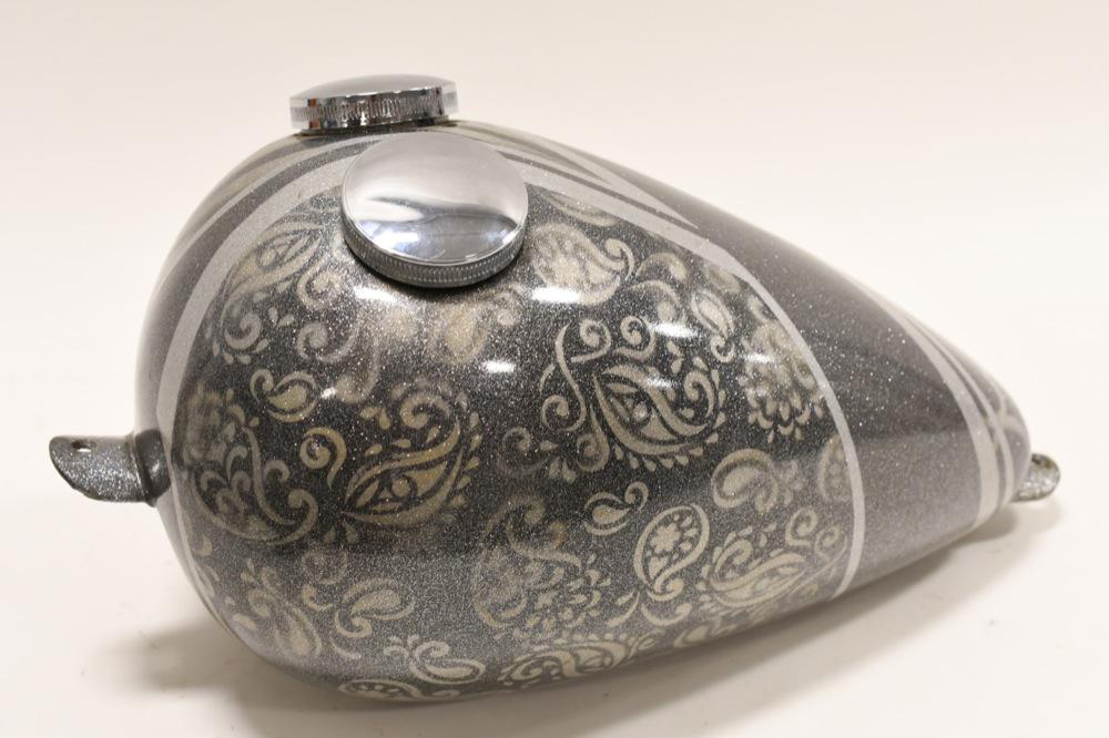 Custom Axed Alien Motorcycle Chopper Tank