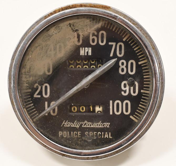 Hd Panhead Shovelhead Police Special Speedometer