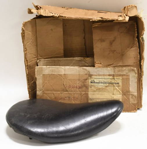 Vintage Bates Motorcycle Solo Seat In Box