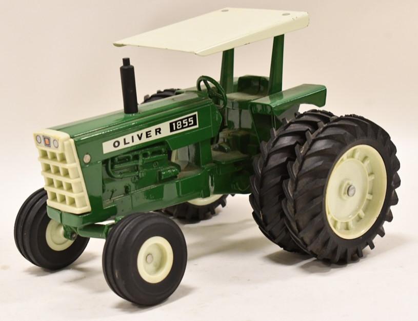 Restored 1/16 Ertl Oliver 1855 Tractor W/ Rops