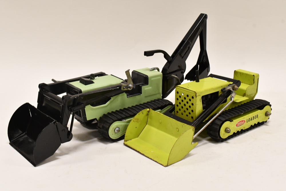 Tonka Loader And Tonka Loader W/ Backhoe