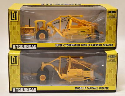 1/50 Letourneau Carryall Scraper & Cat Scraper